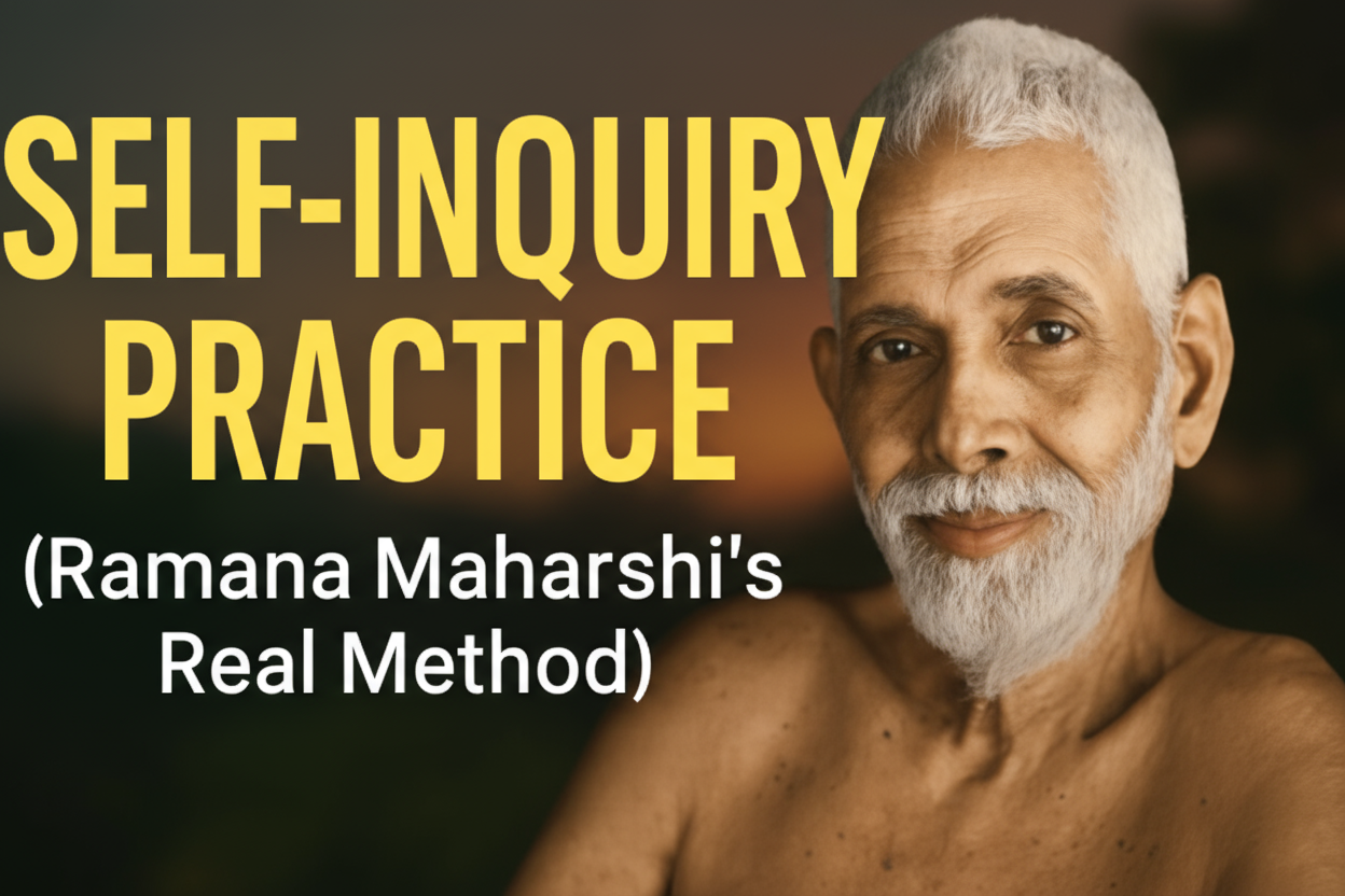 Ramana Maharshi's Self-Inquiry Practice: A Complete Guide To "Who Am I?"
